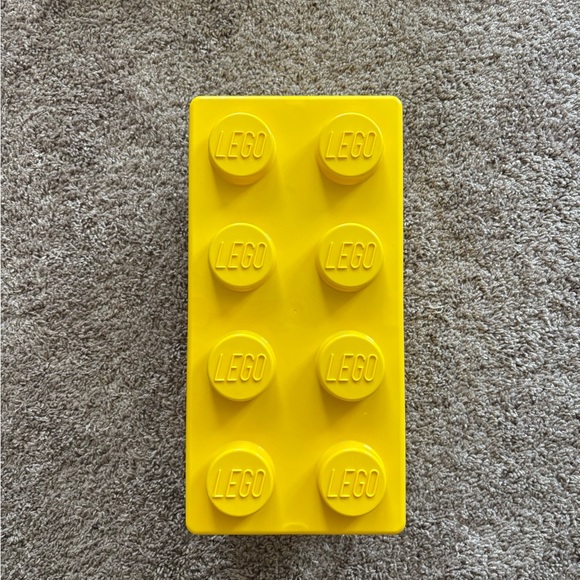Lego | Other | Lego Bright Yellow Large 8stud Brick Storage Box | Poshmark